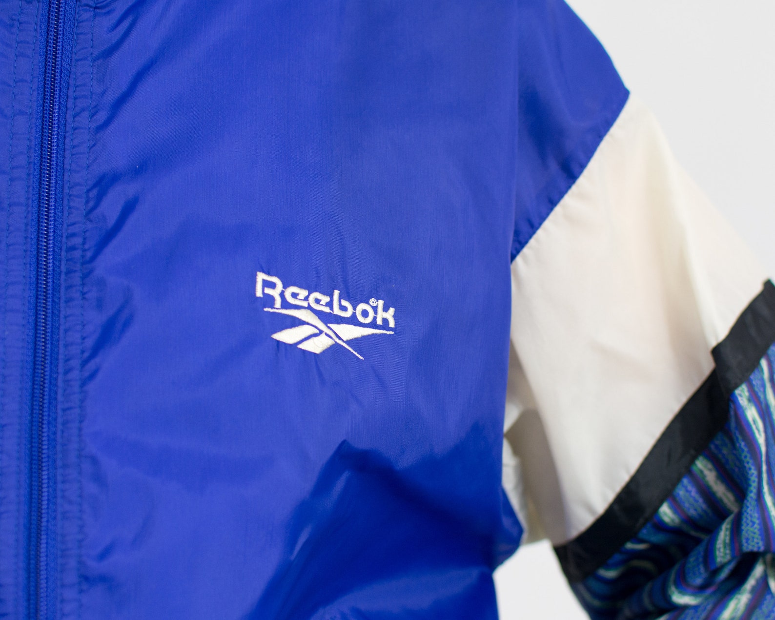 Reebok Track Jacket Vintage 90s Shell Windbreaker Size M/L - Etsy