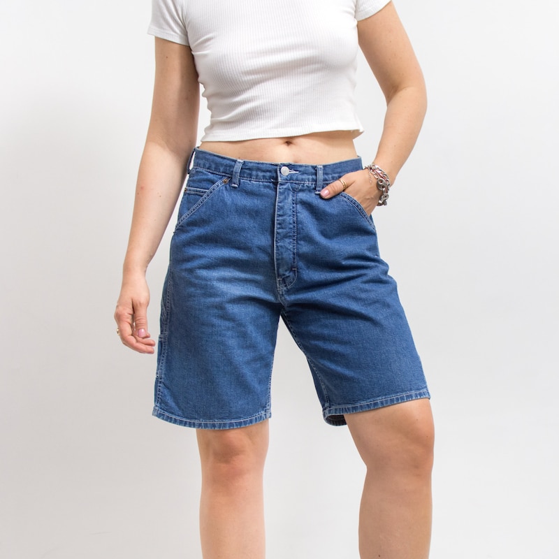 Baggy Denim Shorts - Etsy