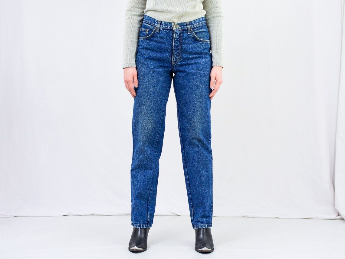 UPLE jeans W33 L32 boyfriend stonewashed straight leg 90s | Etsy