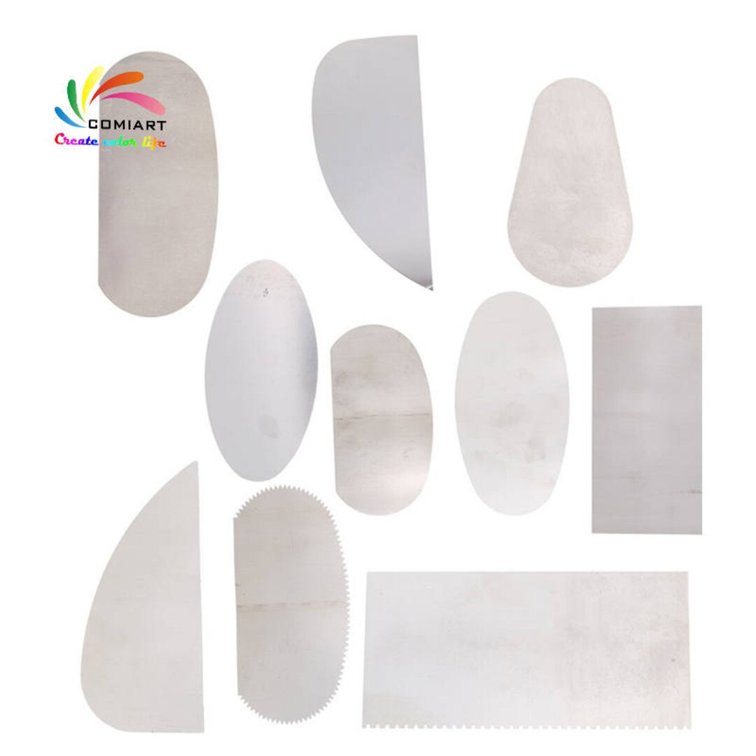 Pottery Clay Molding Steel Kidney Scraper Ceramics Sharp Stainless ...