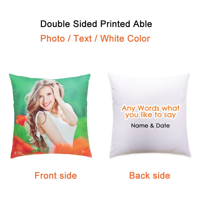 Custom Pillow Cover Couple's Gift Custom Throw Pillow - Etsy