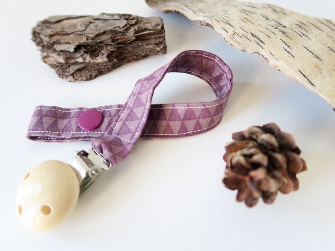 Special: Pacifier Tape With Wooden Clip - Etsy Ireland