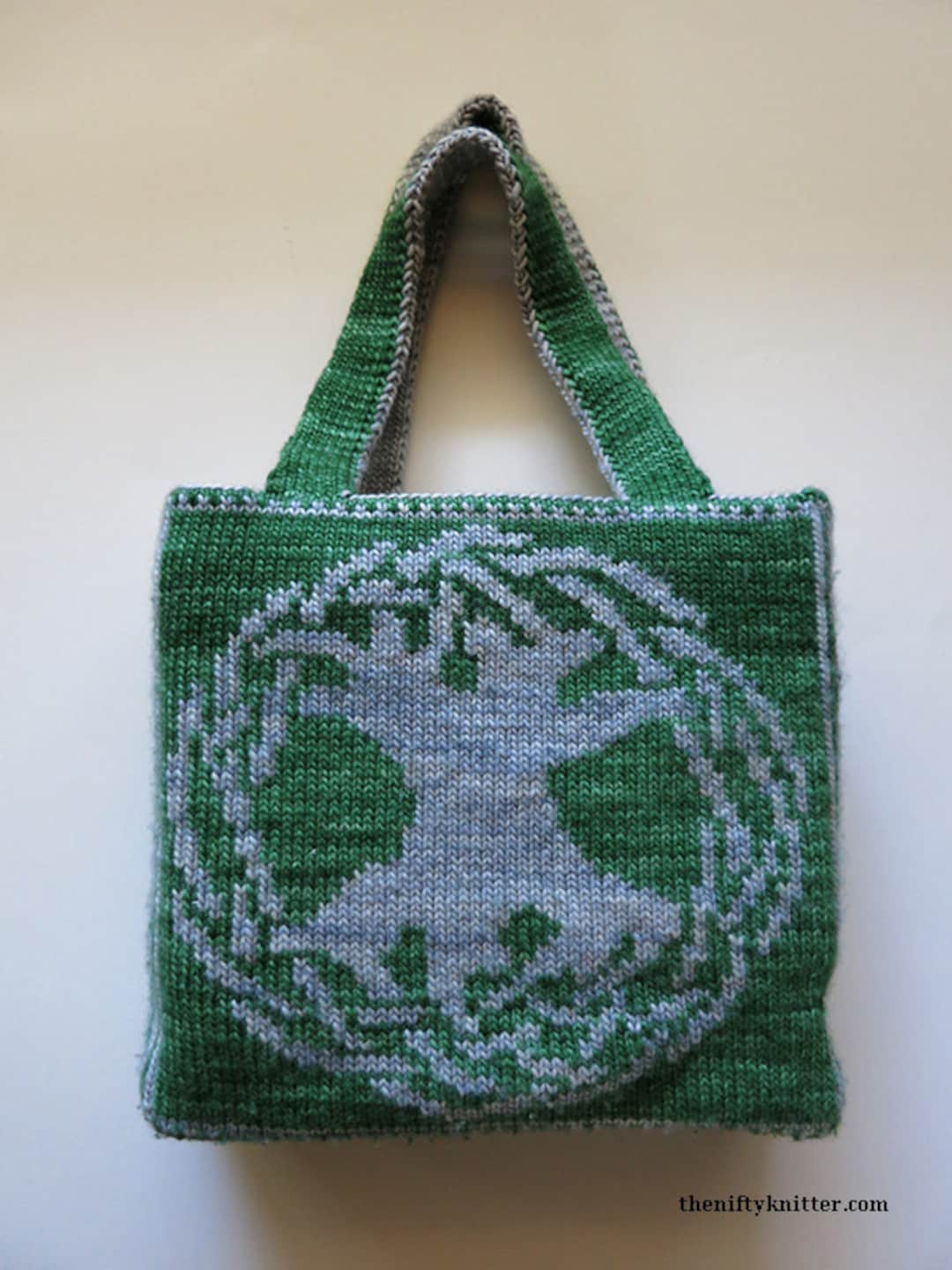 Celtic Tree of Life Bag Knitting Pattern: Reversible Double Knit (PDF ...