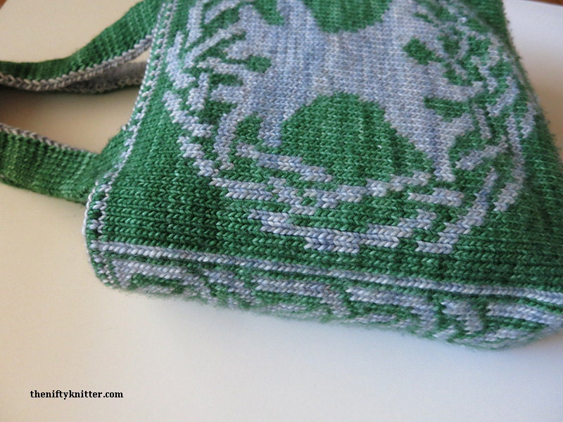 Celtic Tree of Life Bag Knitting Pattern: Reversible Double Knit (PDF ...