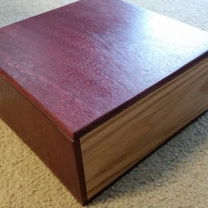 Custom Hand Made Exotic Wood Boxes - Etsy