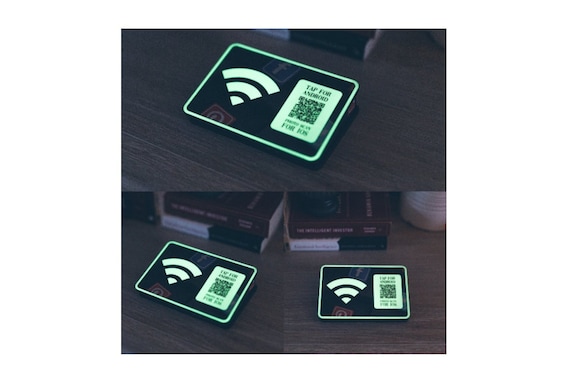 NFC Tag Wifi Connector Tap for Wifi Connection Custom NFC - Etsy