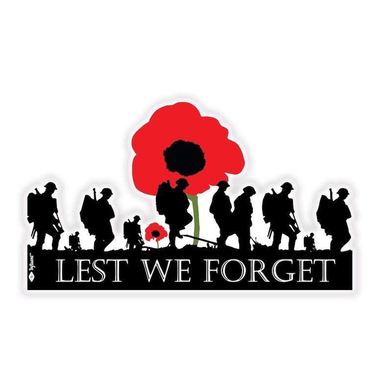 Lest We Forget Silhouette - Etsy UK