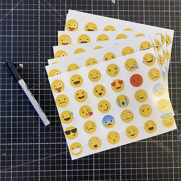 Large Emoji Stickers - Etsy