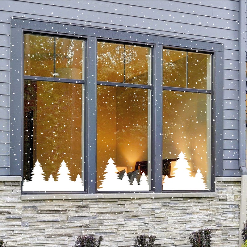 Christmas Window Decals - Etsy