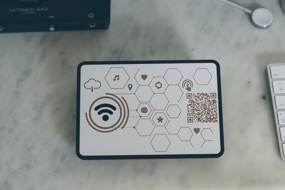 NFC Tag Wifi Connection - QR Wifi - Tap for Wifi Connection - Custom ...