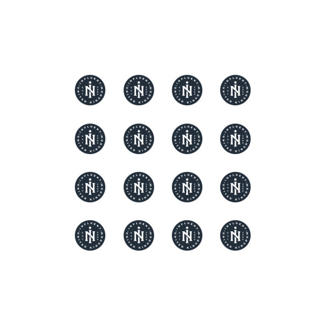 Self Adhesive Vinyl Logo Printed Round Stickers - Custom Logo Labels ...