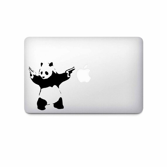Banksy Panda With Guns Wall Art Graffiti Vinyl Sticker | Etsy UK