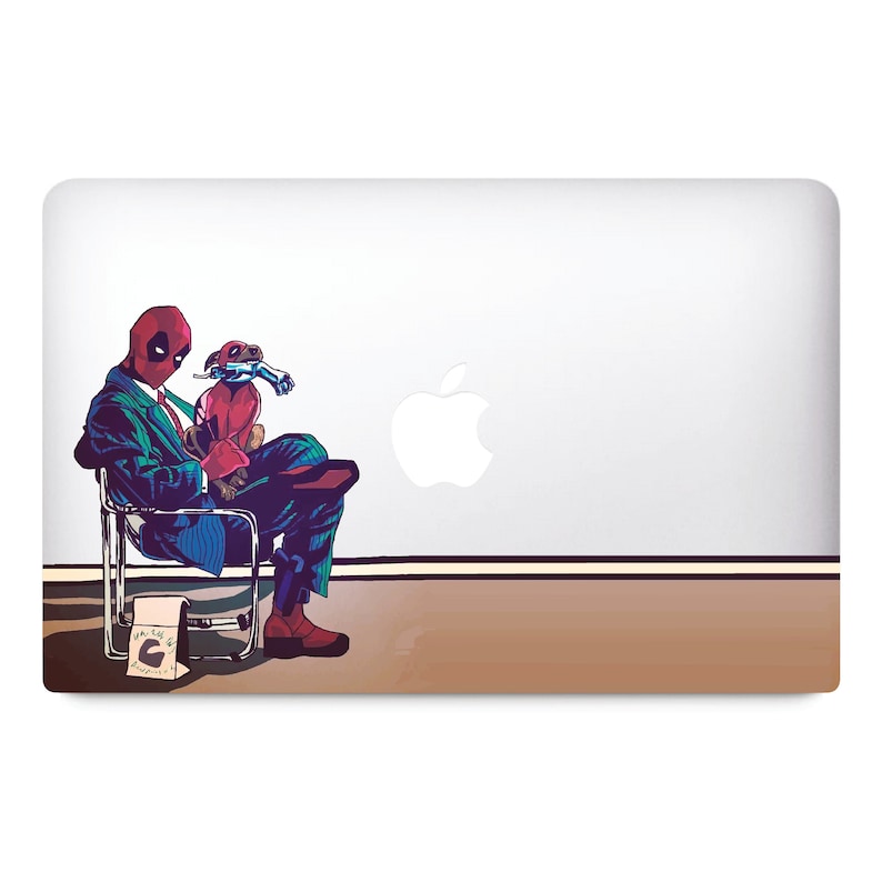 Deadpool Macbook Sticker Unique Design Laptop Stickers - Etsy