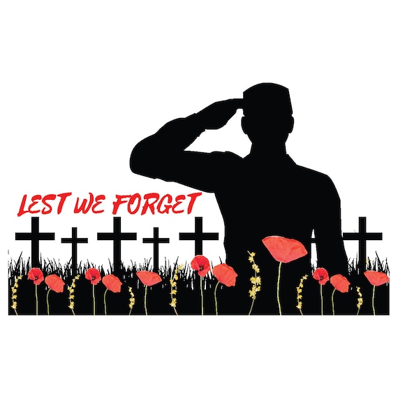 We Remember Soldiers Showing Respect and Gratitude Remembrance - Etsy