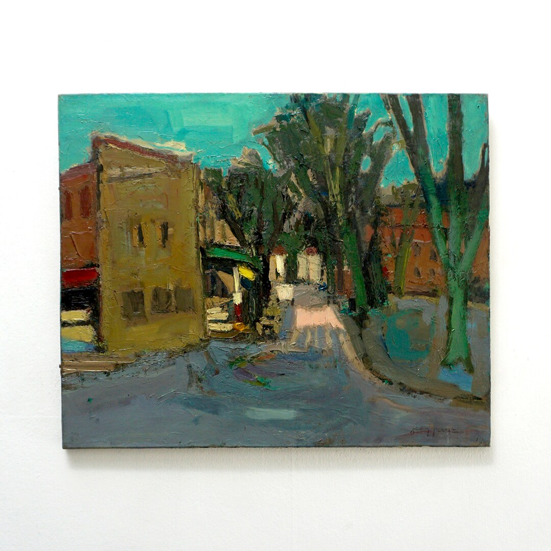 Jean Perret Landscape Painting 'saint-rémy-de-provence' Vintage ...