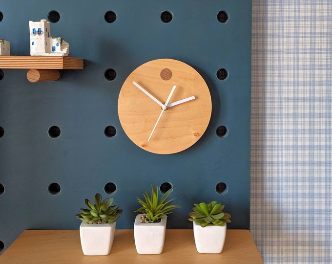 Plywood Clock for Pegboard Organizer. Accessories for - Etsy