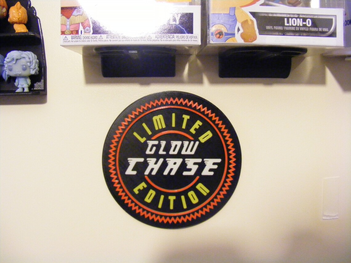 Funko Pop Glow Chase Wall Sign. Chase Funko Custom Stand. | Etsy