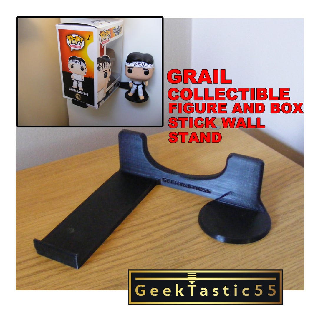 Funko Pop Compatible Grail Display Wall Stand - Custom Funko Compatible ...