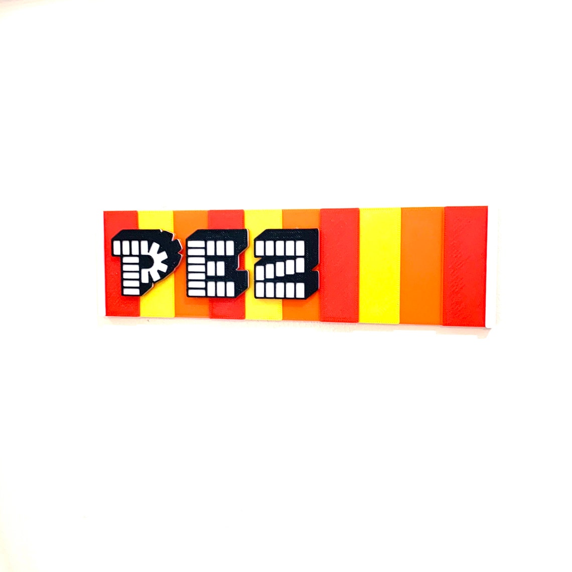 PEZ 3D Wall Sign. PEZ Custom Stand. PEZ Stick to Wall Display. | Etsy