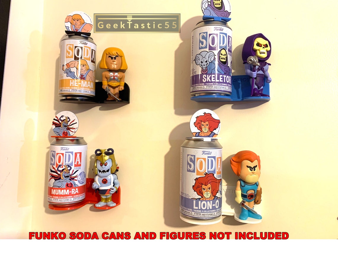 Funko Pop Soda Wall Stand Custom Funko Pop Soda Can Shelf - Etsy