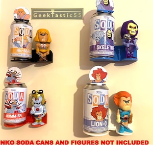 Funko Pop Soda Wall Stand - Custom Funko Pop Soda Can Shelf- Funko Pop ...