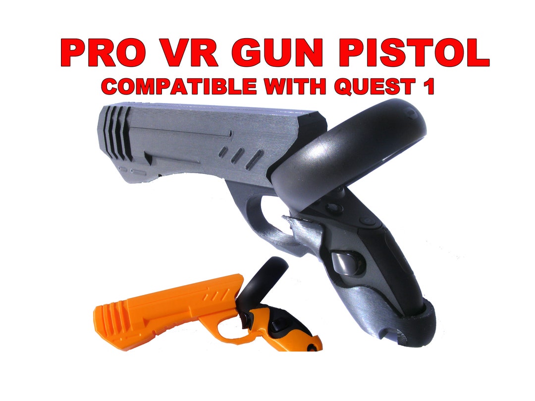 VR Gun Pistol Grip Pro Fits Oculus Quest 1 and Rift S Touch - Etsy ...