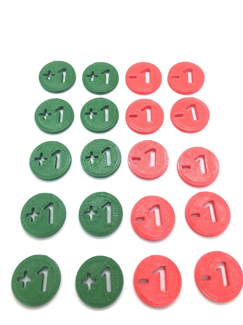 Magic the Gathering MTG Tokens 1 & 1 Counters Life - Etsy