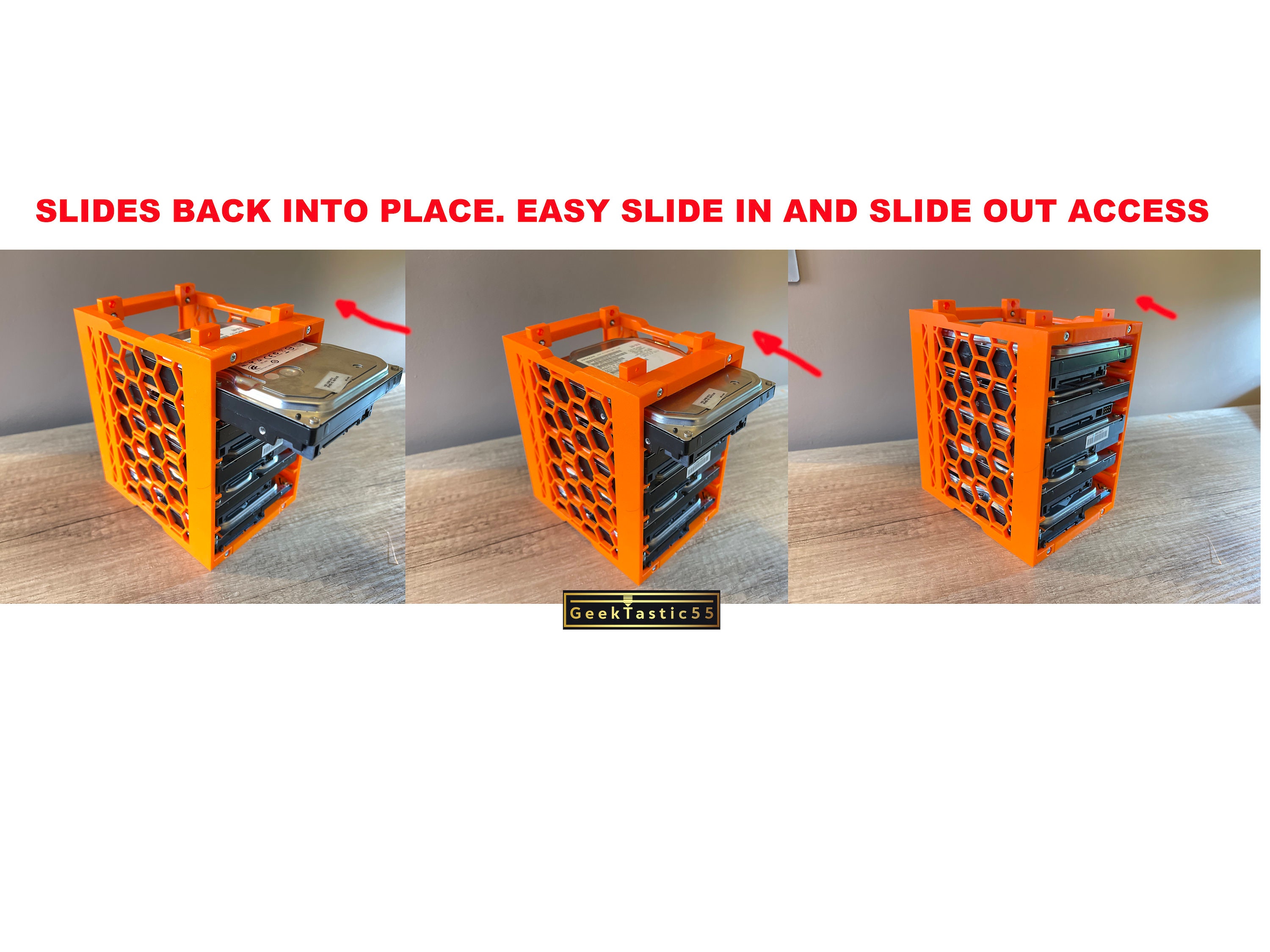 3.5 Inch HDD 5 Hard Drive Caddy Slide in / Out Chia Mining - Etsy UK