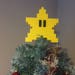 Retro Super Mario Star Tree Topper With Hat. This 8bit Christmas ...