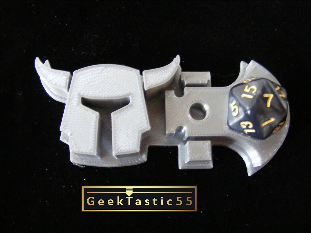 Barbarian Dice Holder for D20 Dice. Dice Storage for Dnd Dungeons and ...