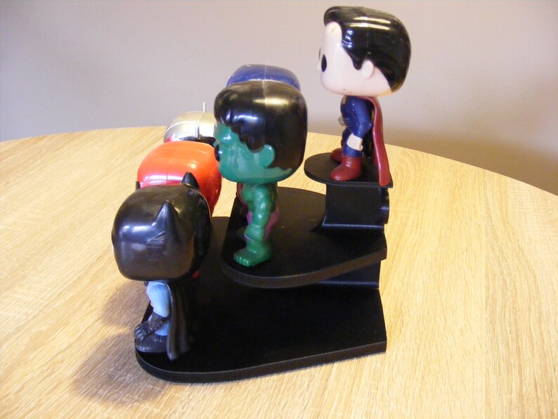Custom 6 Funko Pop Figure Display Stand Funko Pop Display - Etsy