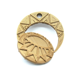 Cities of Gold Esteban Amulet Medallion Cites D'or 80S Cartoon Aztec ...