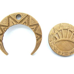 Cities of Gold Esteban Amulet Medallion Cites D'or 80S Cartoon Aztec ...