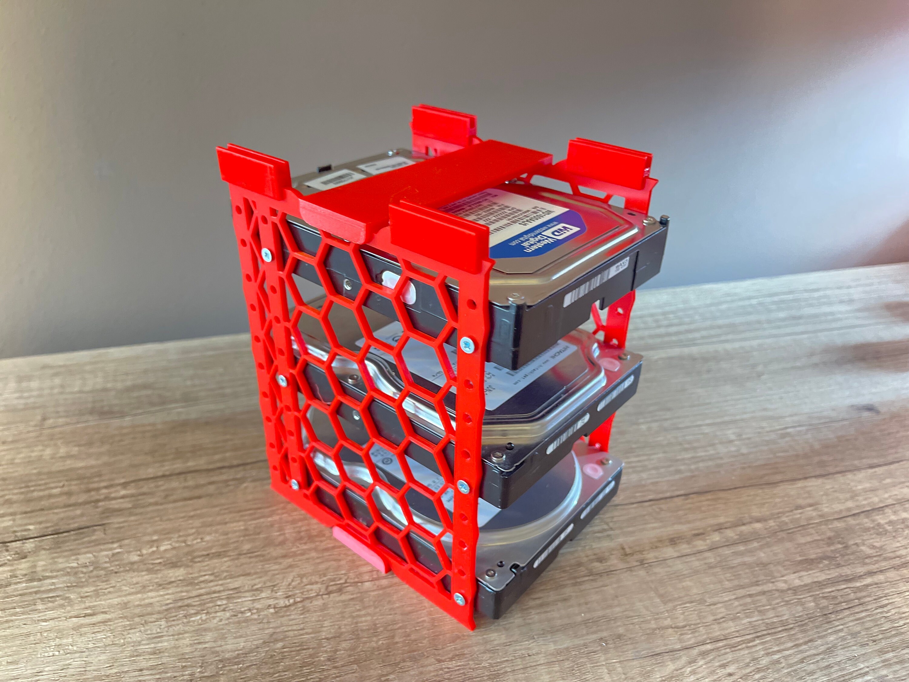 3.5 Inch HDD 5 Hard Drive Caddy - Chia Mining Enclosure Stand - Hard ...
