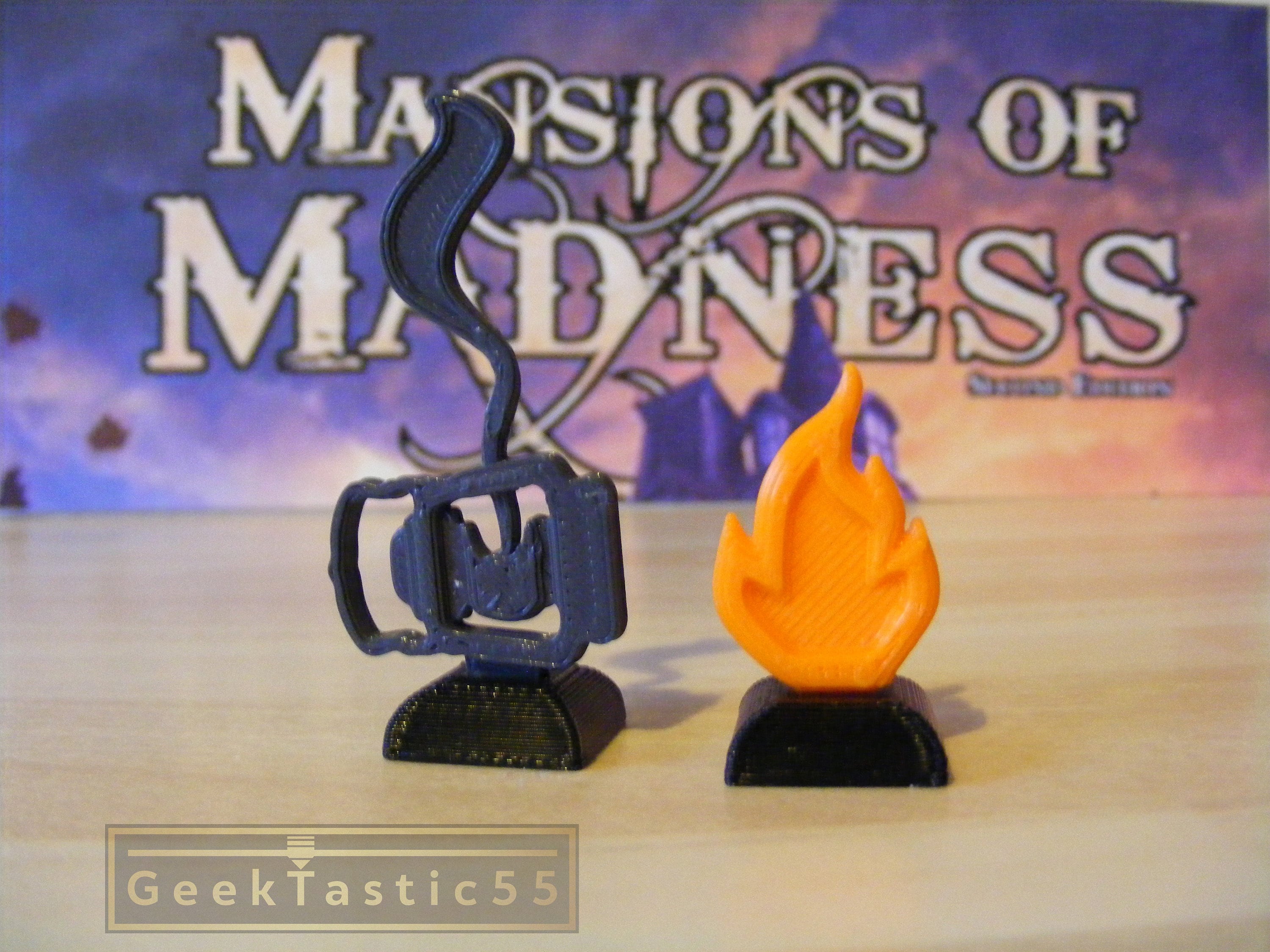 Mansions of Madness Darkness and Fire Token Set 38 Tokens. | Etsy
