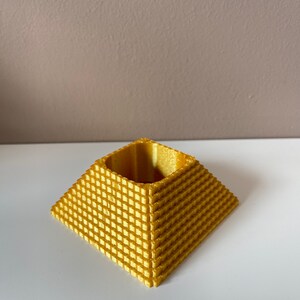 Egyptian Pyramid Planter With Drainage Aztec Gold Pyramid Plant Pot ...