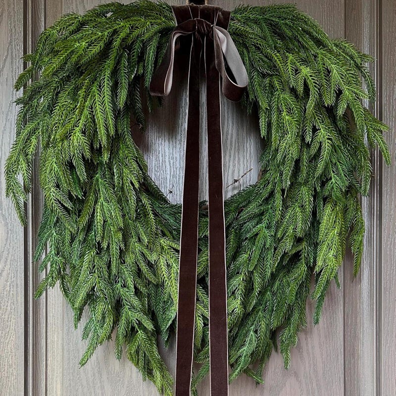 Norfolk Pine Wreath - Etsy