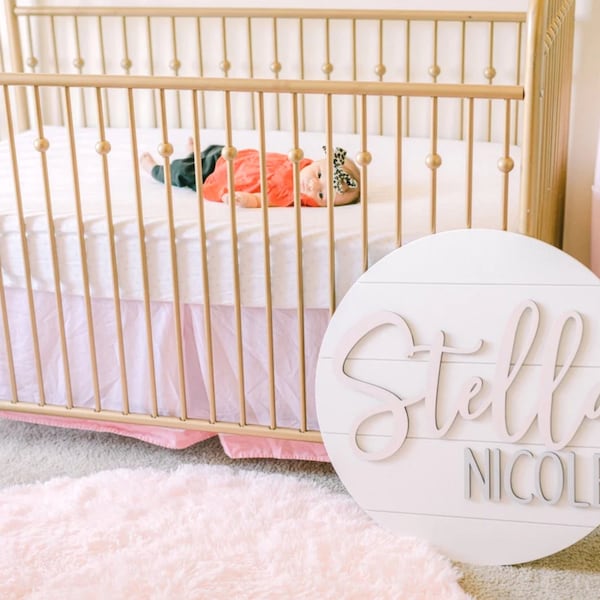 Name Above Crib - Etsy