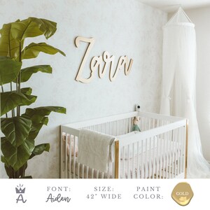 Custom Wooden Name Sign – Nursery Decor, Baby Shower Gift - Etsy