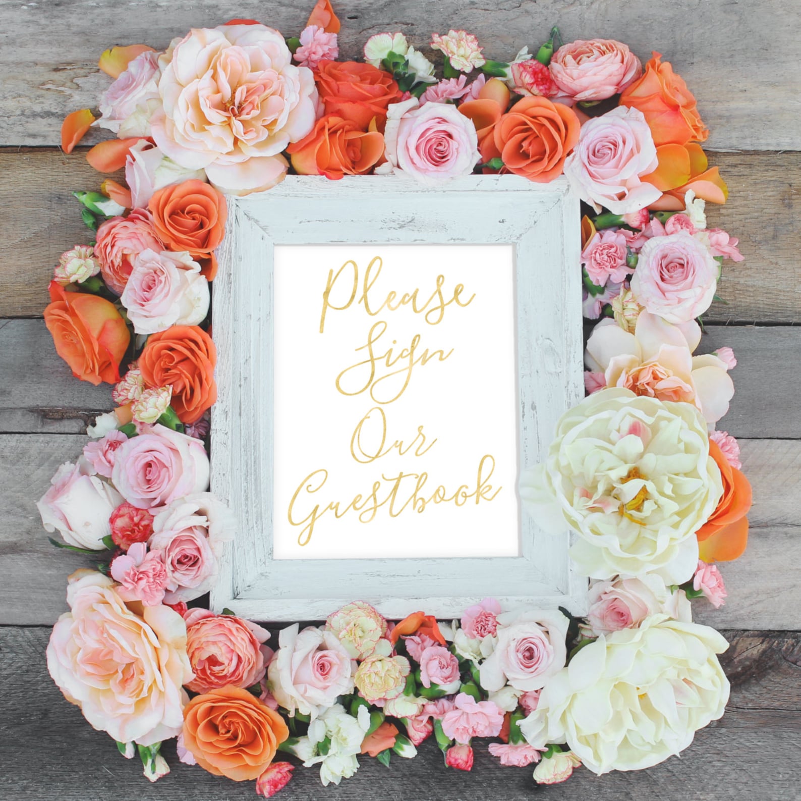 Printable Wedding Sign Guest Book Sign Please Sign - Etsy