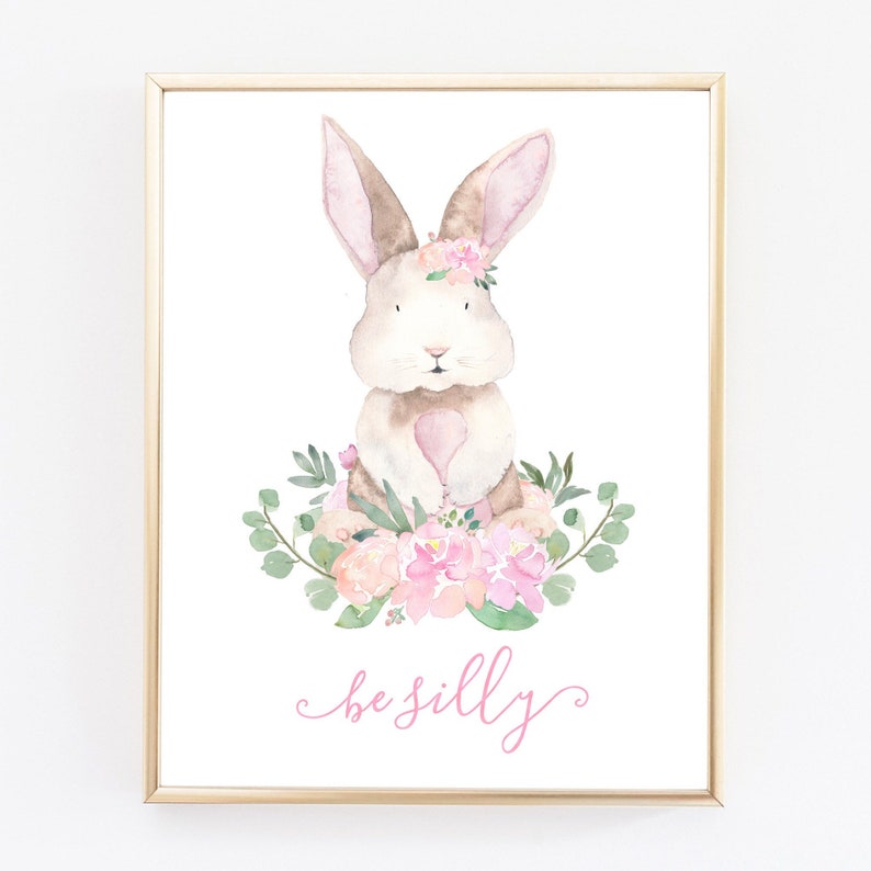 Wald Kindergarten Mädchen erröten rosa und grau Kinderzimmer - Etsy.de