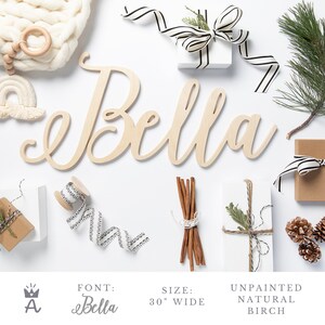 Custom Wood Name Sign for Nursery or Kids Room Decor - Etsy