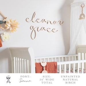 Custom Wood Name Sign for Nursery or Kids Room Decor - Etsy
