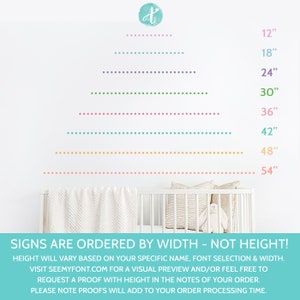 Wooden Name Sign Nursery Name Sign for Baby Girl or Boy Room | Etsy