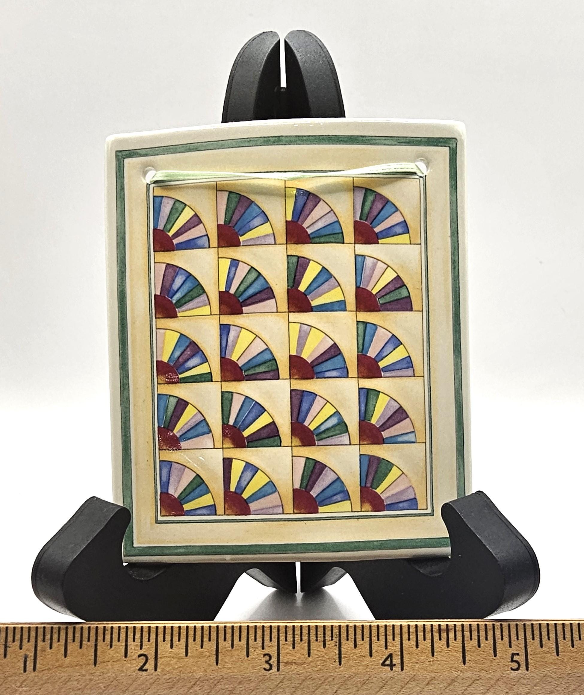 Grandmother's Fan Decorative Tile by Hill Designs 1993 Celebration of ...