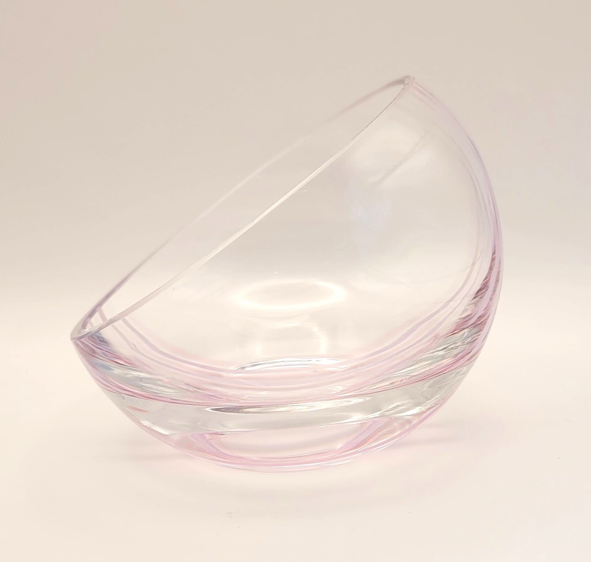 Caithness Half Moon Glass Bowl Vintage - Etsy