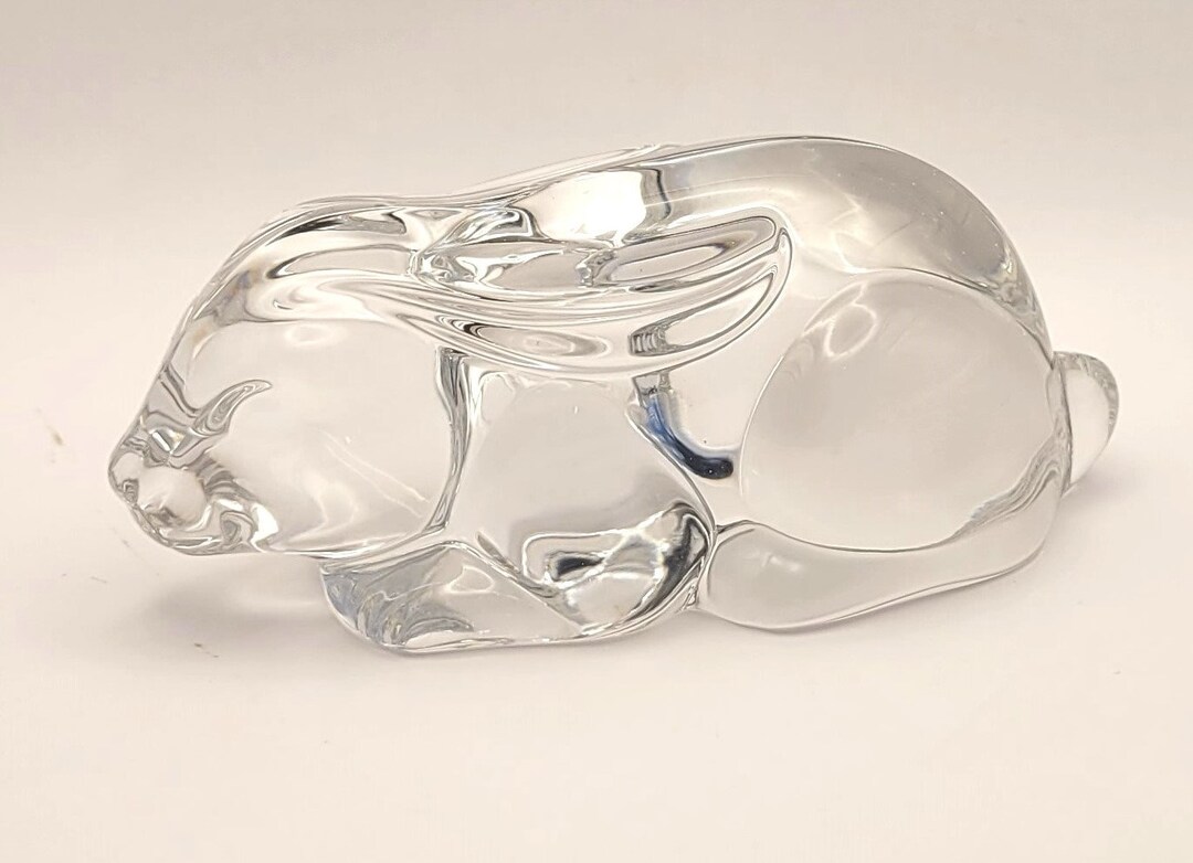 Art Glass Bunny Figurine - Etsy