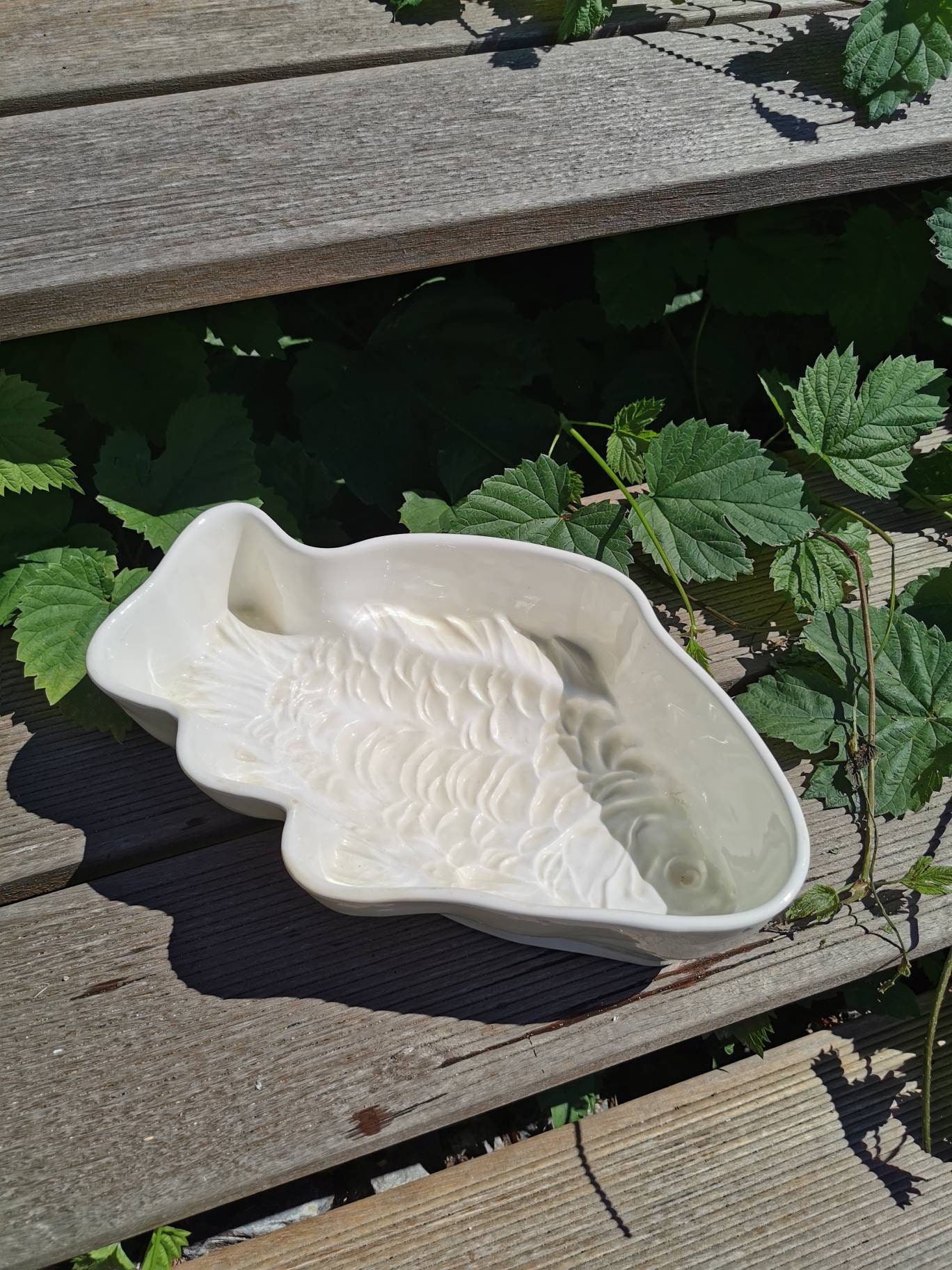 Antique Large Ceramic Pudding Mold Fish Marketed Art Deco | Etsy