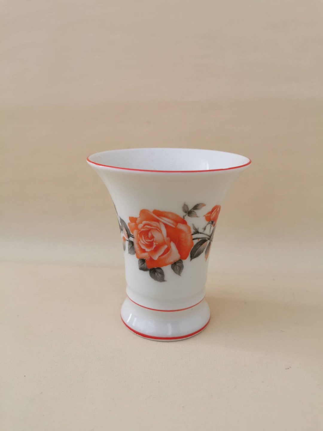 Vintage Mini Vase Porcelain Art Deco - Etsy