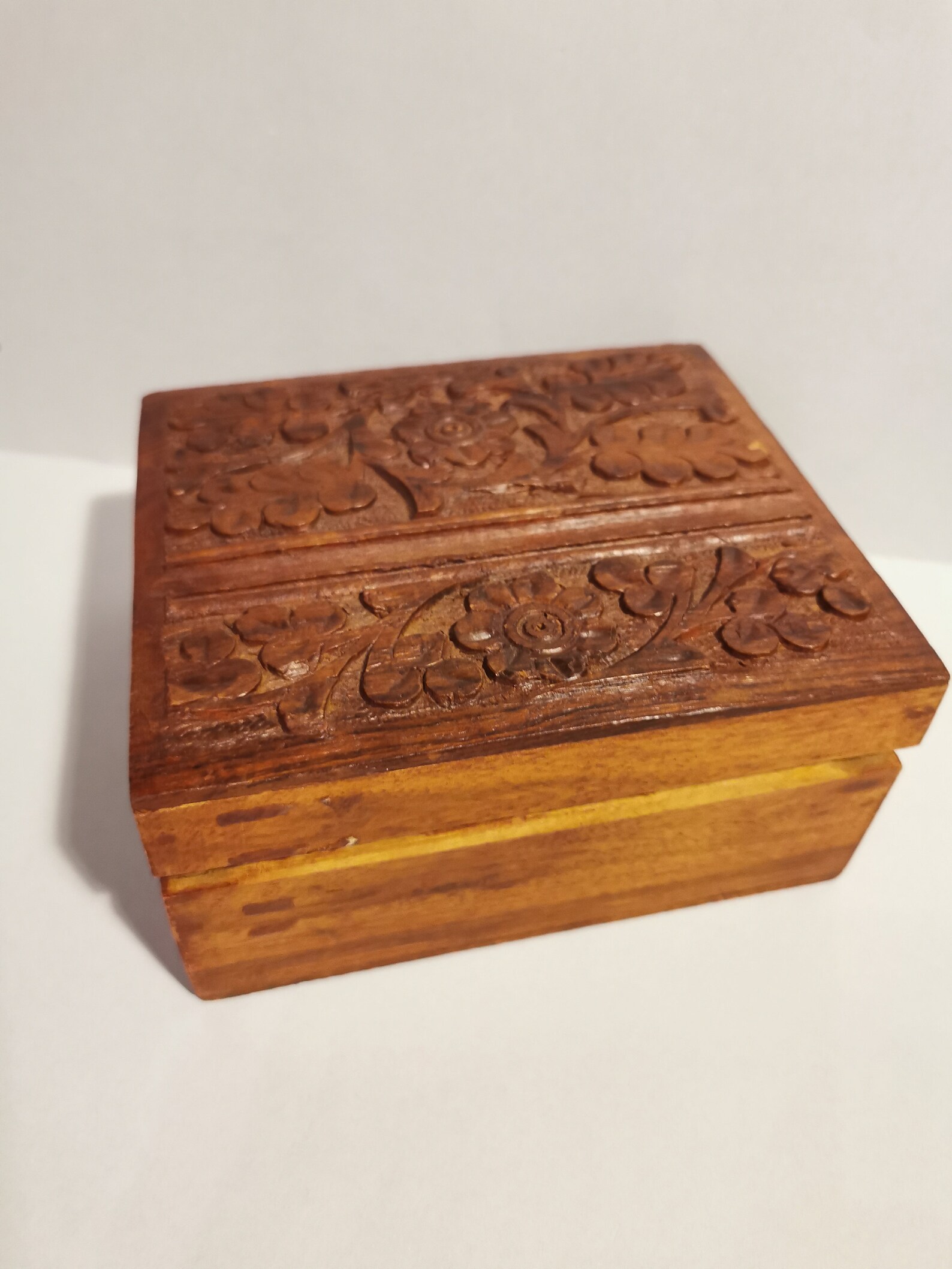 Old Jewelry Box Wooden Box Jewelry Box Jewelry Box Wood Old Hand Carved ...